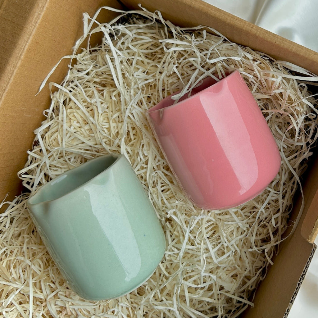 Buy Stylish Pink + Sage Tumbler Set | Online in India | Lagavi