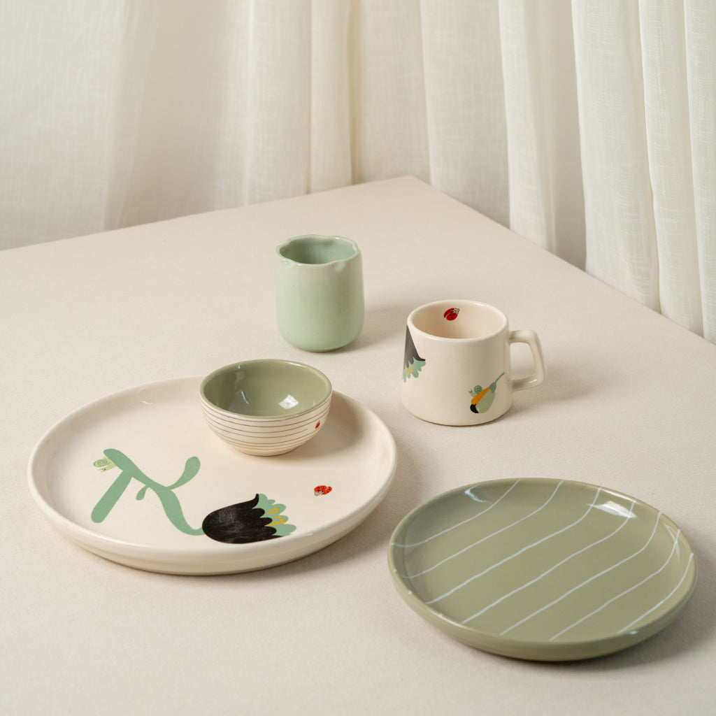Bloom & Beetle Dinner Set | 30pcs – Lagavi