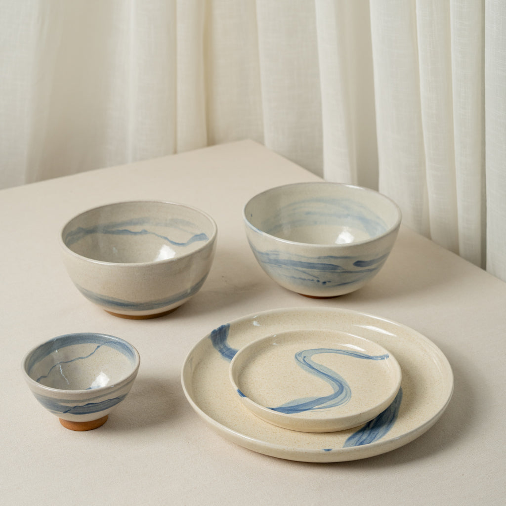 Nami 波 Dinner Set | 20pc | Handpainted – Lagavi