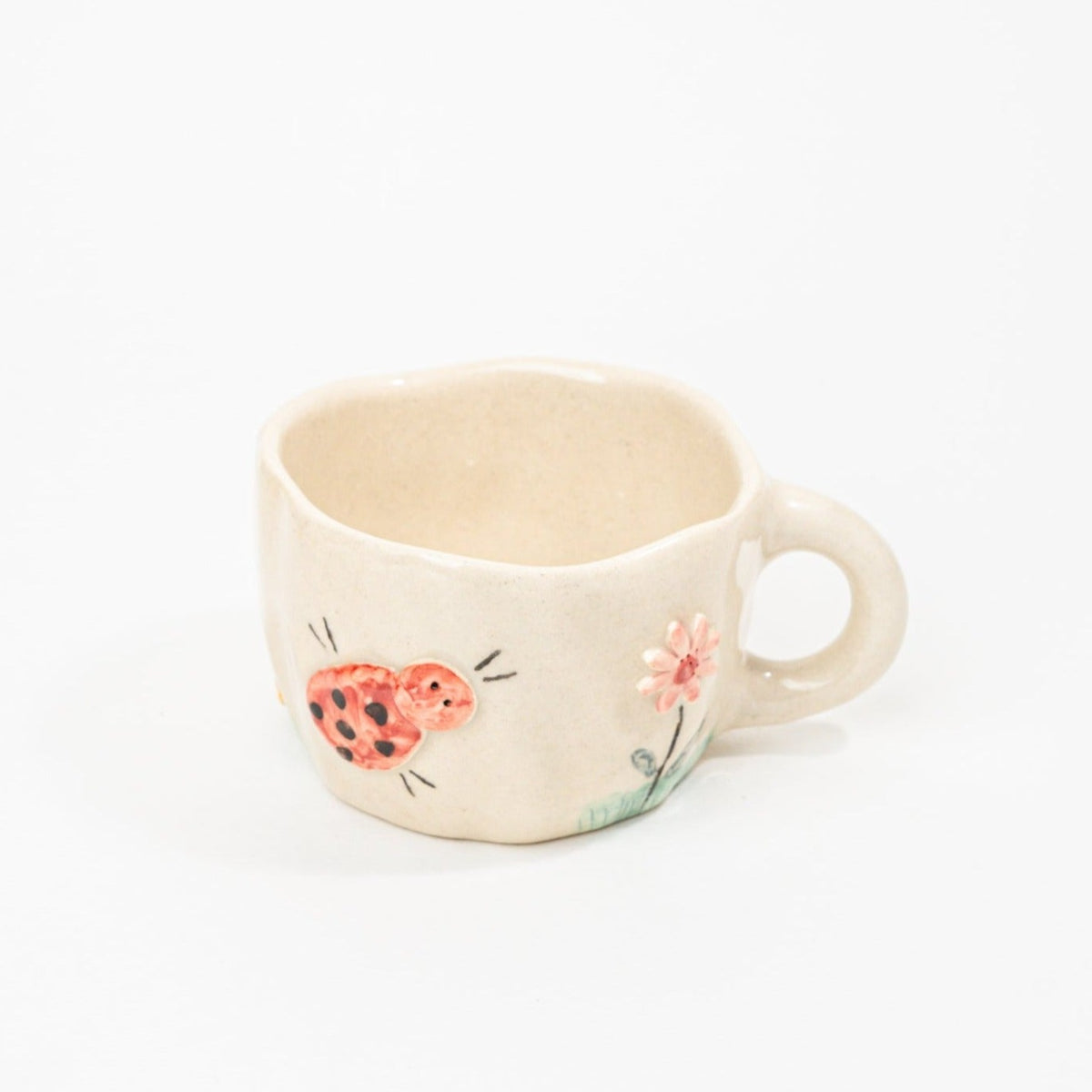 Forest Cup | 190 ml | Beige with 3D Motifs – Lagavi