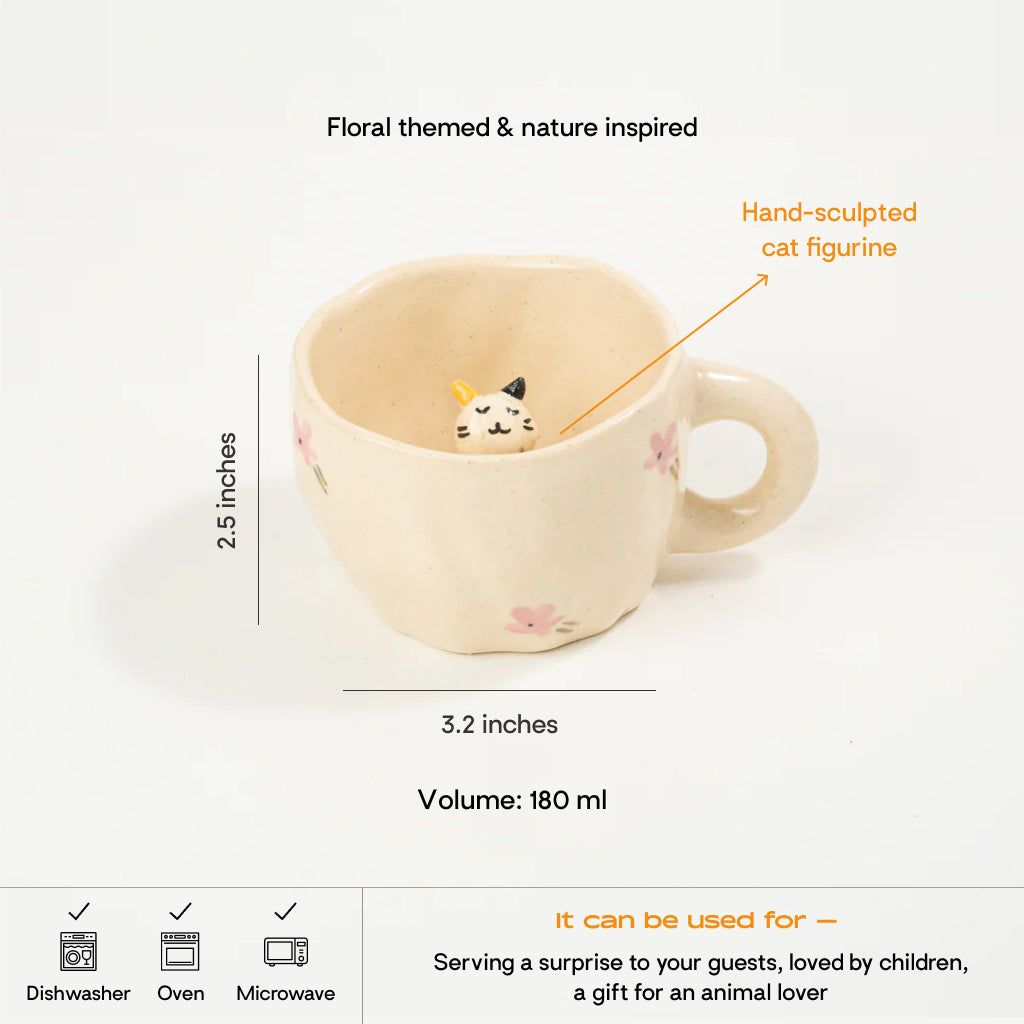 Peek- A-Boo Cat Cup – Lagavi