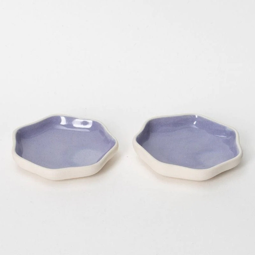 Small Tara Dessert Plate Lilac (Set Of 2) – Lagavi